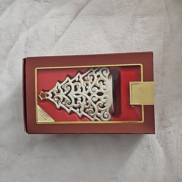 Lenox | Holiday | Lenox Christmas Tree Original Box And Red Candle 4 ...